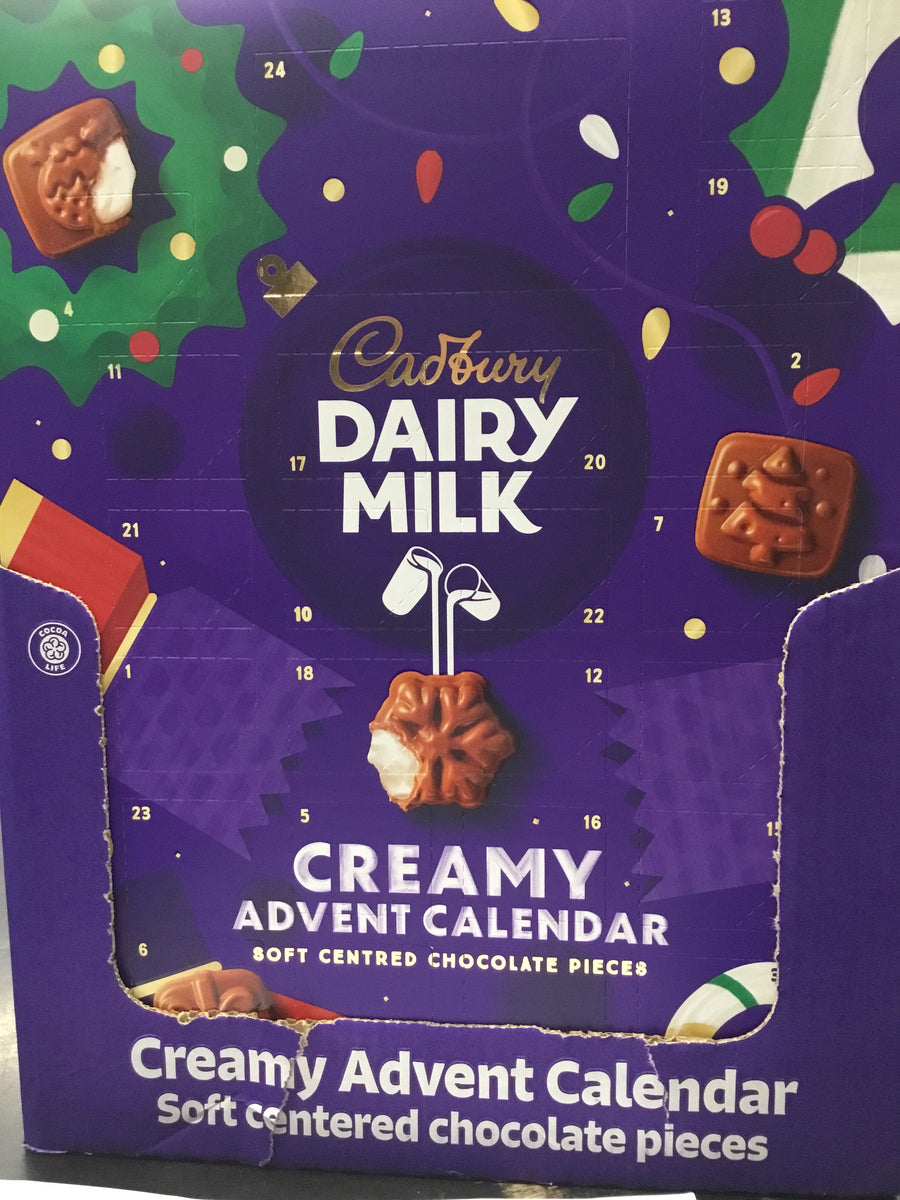 Cadbury dairy milk creamy advent calendar – Fergus Scottish Corner Shop ...