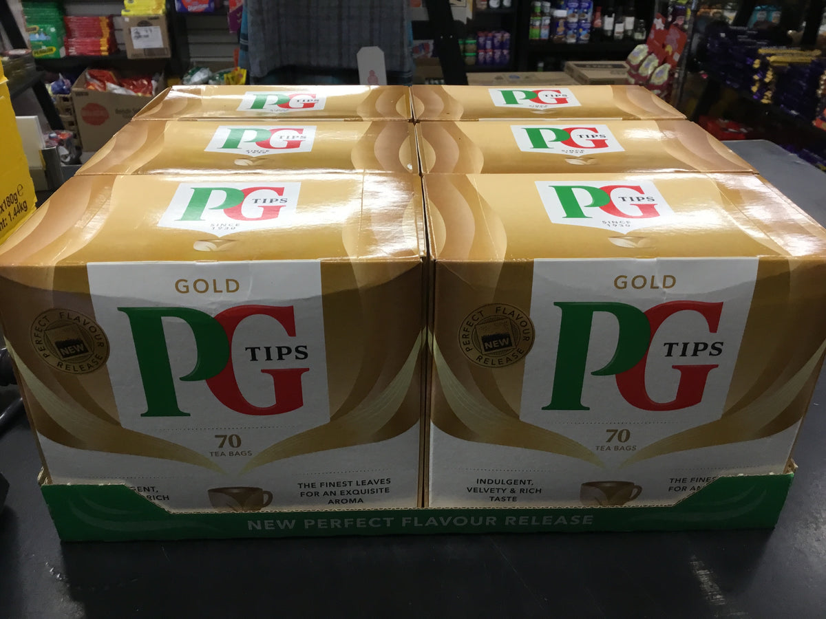 PG Tips Gold 70 bags – Fergus Scottish Corner Shop Ltd.