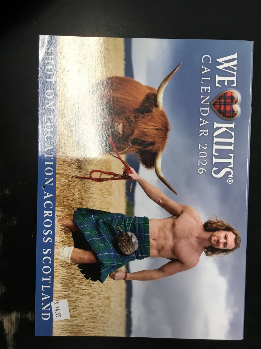 Men in Kilts Calendar 2026 – Fergus Scottish Corner Shop Ltd.