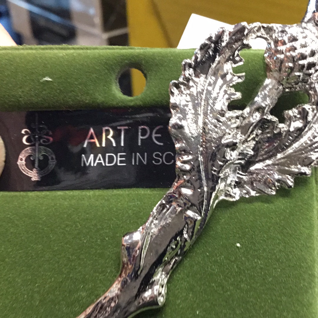 Art Pewter Kilt Pin Thistle – Fergus Scottish Corner Shop Ltd.